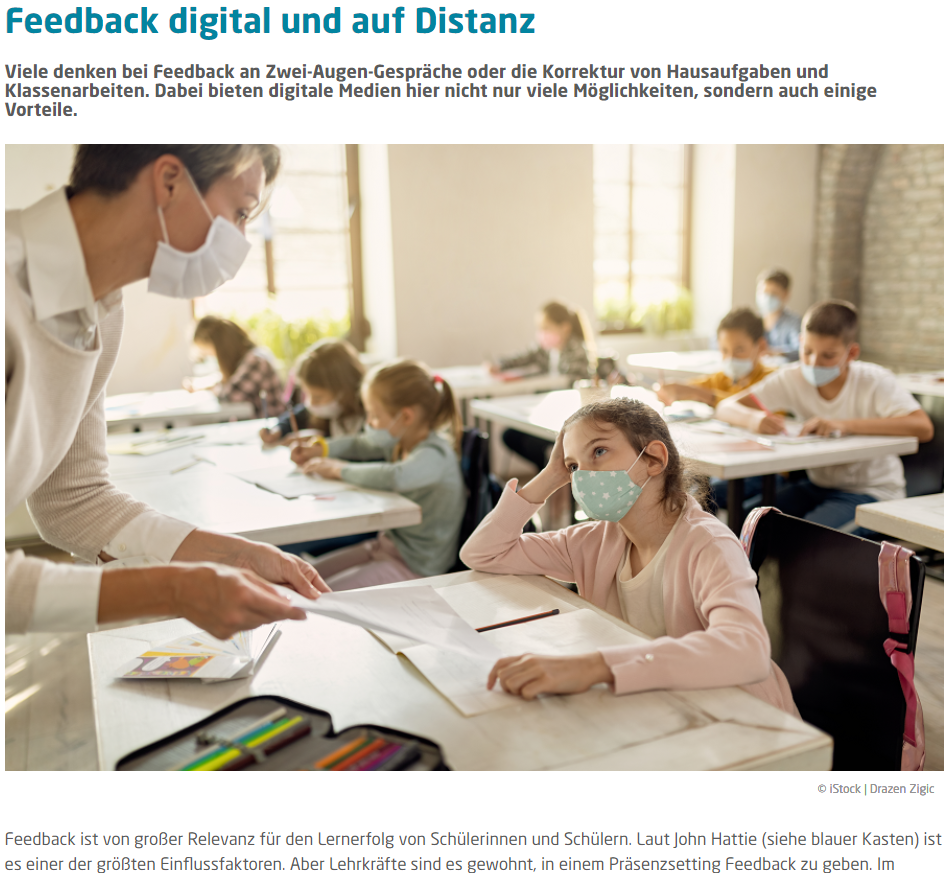 Feedback digital - Feedback in einer Kultur der Digitalität ...