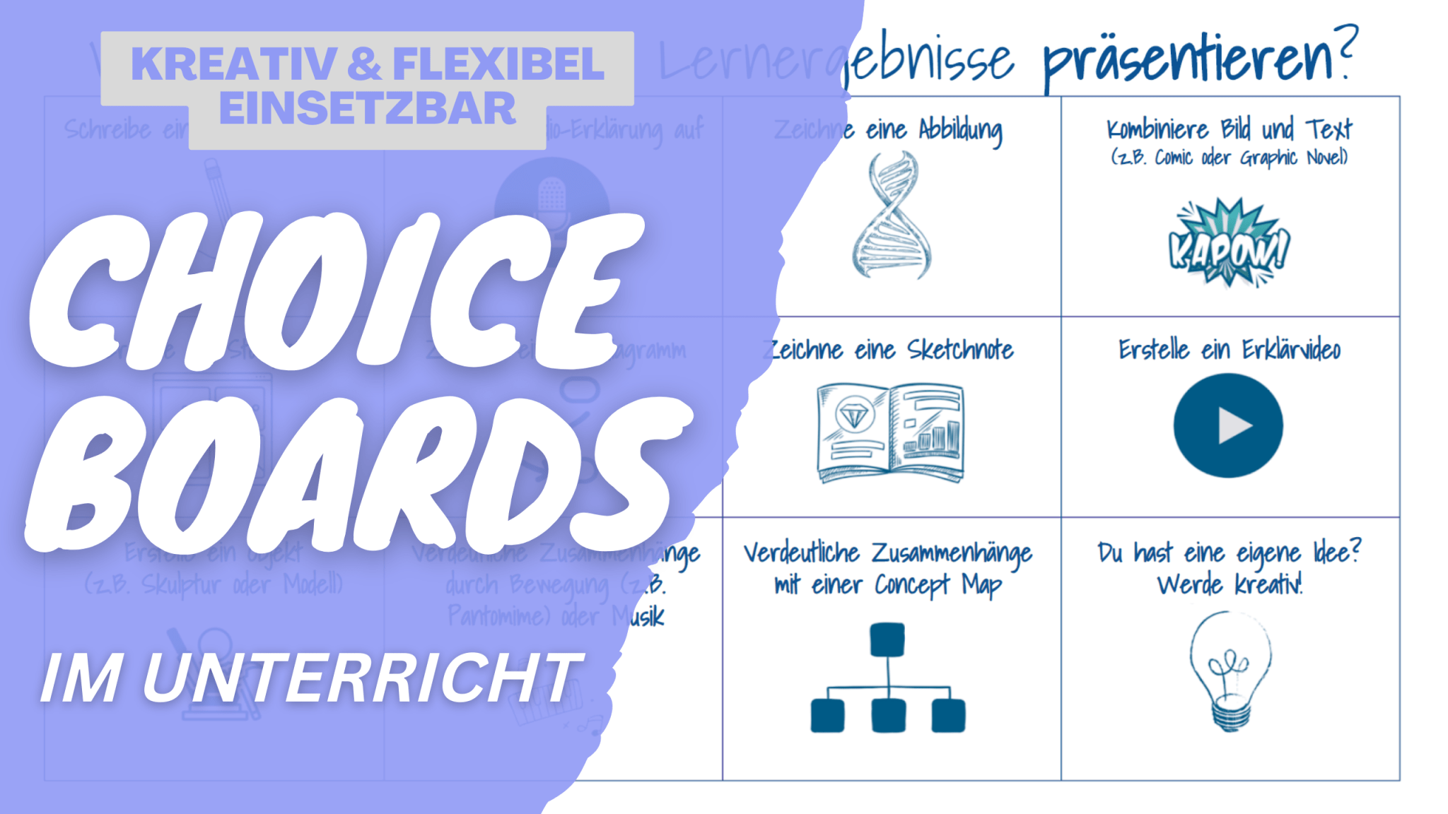 Choice Boards im Unterricht - Unterrichten Digital